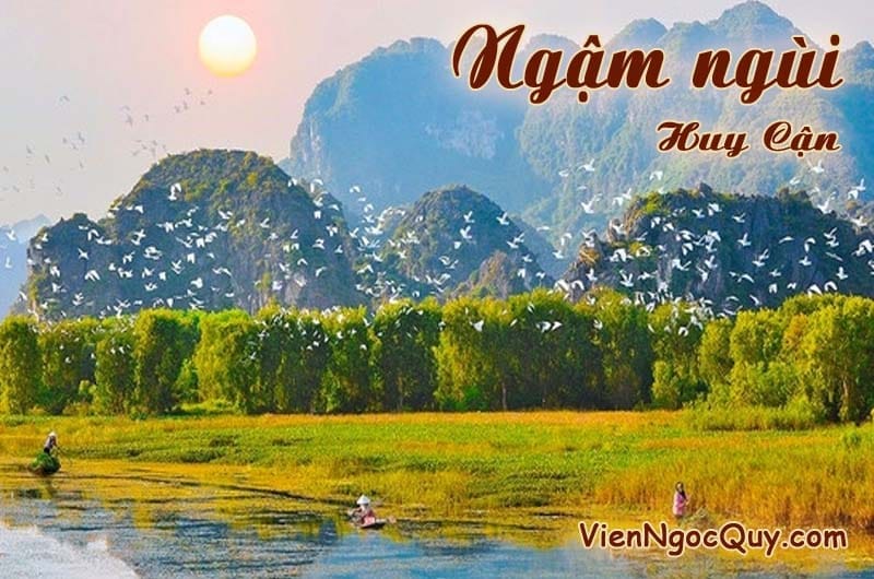 Bài thơ: Ngậm ngùi - Huy Cận - Viên Ngọc Quý